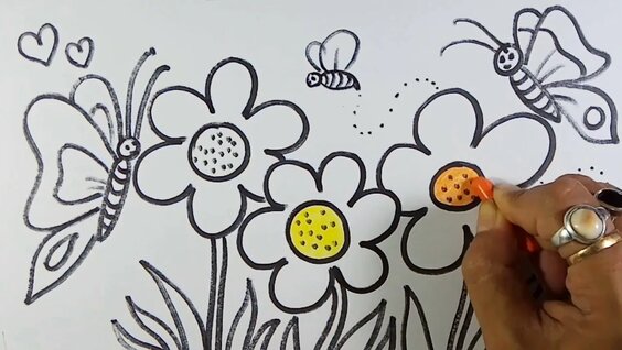 çiçek bahçesi çizimi ari gözüyle: 831 video Yandex'te bulundu