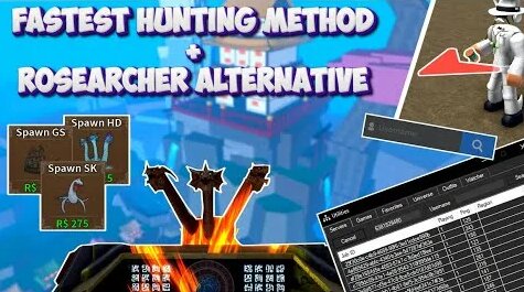 Fastest Hydra Hunting Method | RoSearcher Fix / Alternative + Giveaway ...