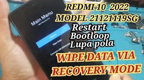 Cara Hard Reset | Wipe Data Via Recovery Mode Xiaomi Redmi 10 2022 ...
