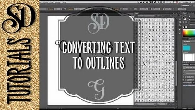 Converting text to outlines (curves, vector objects) with Adobe ...