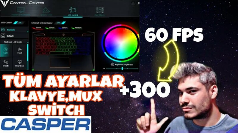 How to use the casper excalibur control panel? (mux switch, hybrid mode ...