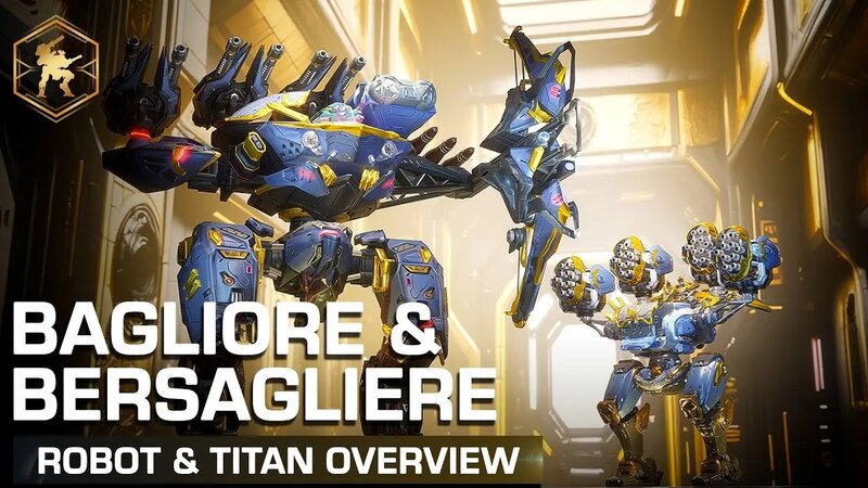 Bagliore & Bersagliere Robot & Titan Overview — War Robots [4K YT ...