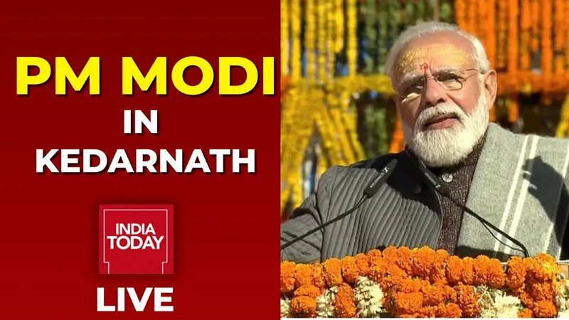 PM Modi Live | PM Modi In Kedarnath Live | Breaking News Live | India ...