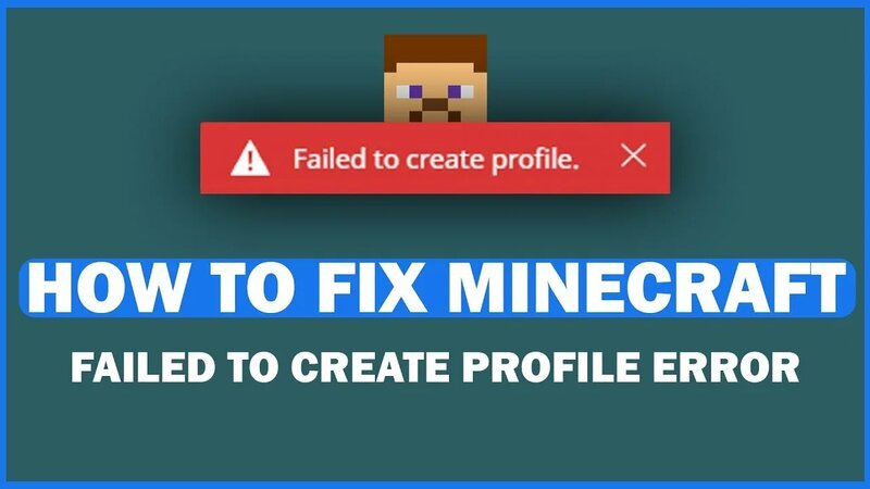 How to fix minecraft launcher failed to create profile error - Смотреть ...