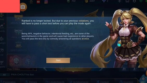 AFK TEST 5 Questions & Answers | Mobile Legends BangBang | English ...