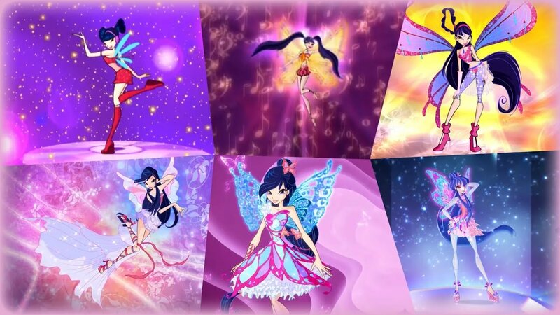 Winx Club - Musa All Full Transformations up to Tynix! HD! - Смотреть ...