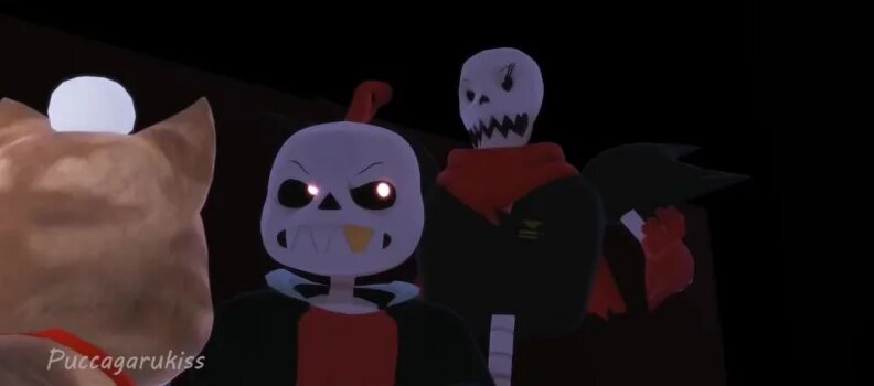Underfell Animation - Санс и Папирус встречают Смерть! [MMD] — Видео от ...
