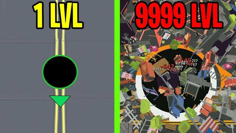 Hole.io MAX Level Evolution HACK! HOLE.IO World Record Score! 100 ...
