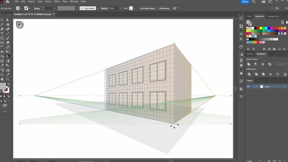 How to Setup a Custom Perspective Grid in Adobe Illustrator - EroFound