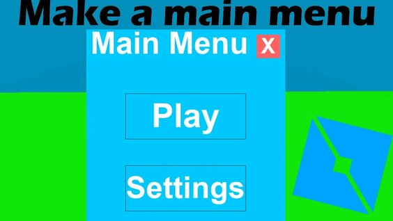 roblox studio how to make menu: 1 bin video Yandex'te bulundu