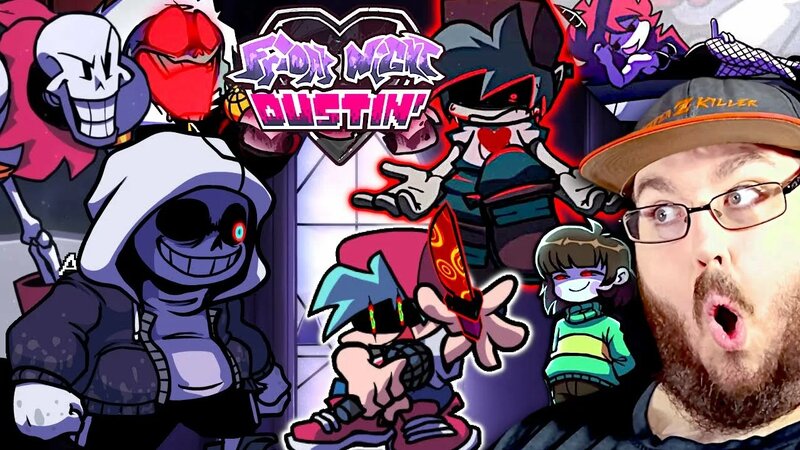 Friday Night Funkin' Vs Dusttale Sans & Papyrus Friday Night Dustin' V1 ...