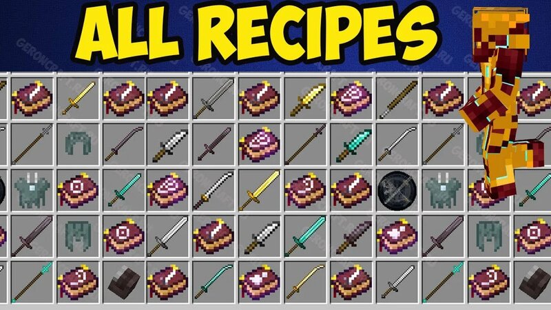 Minecraft Epic Fight Crafting Recipes | Minecraft Epic Fight how to ...