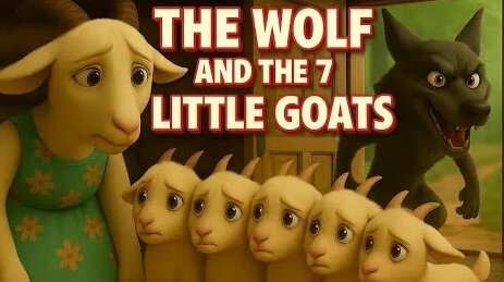 The Wolf and the Seven Little Goats | Animated Fairy Tale for Children ...