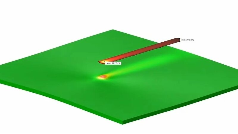 Thermal stress analysis of Comsol laser welding comsol 激光焊接热应力分析 ...