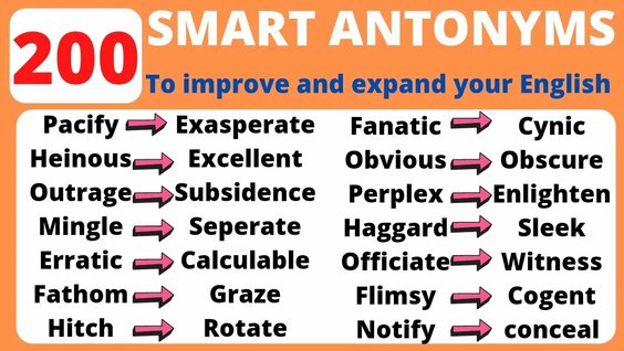 antonyms classification: 565 video Yandex'te bulundu