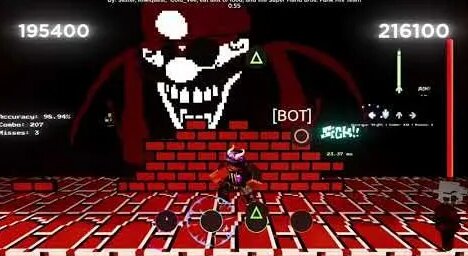 GAME OVER (FNF Mod/Hard/Mario.EXE) (Roblox Friday Night Bloxxin) #fnb ...