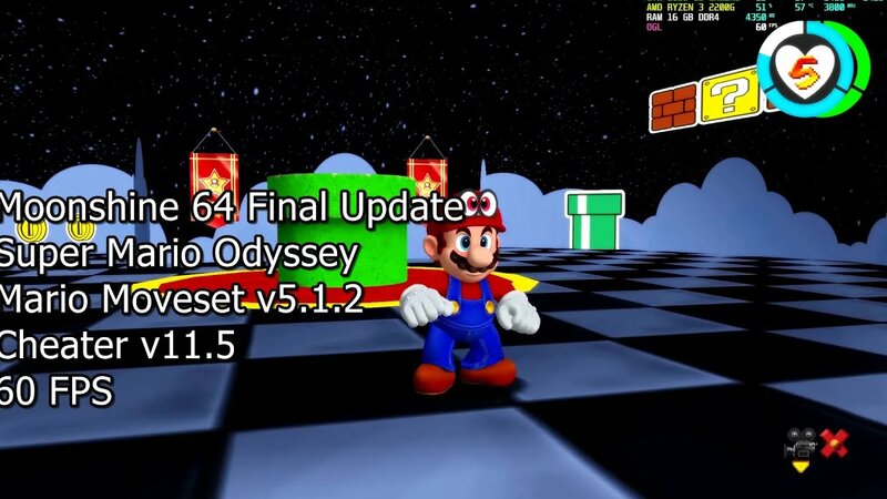 Super Mario 64 PC Port Mod Super Mario Moonshine 64 Final Update ...