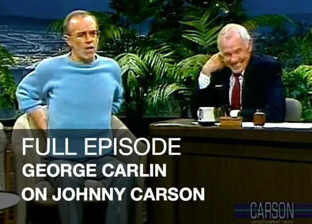 Johnny Carson FULL Episode: George Carlin Stand Up Comedy, Dog Climber ...