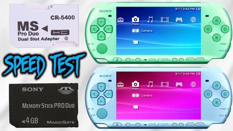 PSP - SD Memory Stick VS Sony Memory Stick! (Speed TEST) - Смотреть ...
