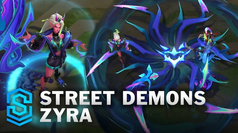 Street Demons Zyra Skin Spotlight - Pre-Release - PBE Preview - League ...