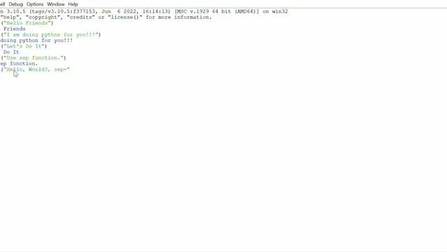IDLE Shell (3.10.5) (64-bit) - Python Tutorial! - Смотреть онлайн в ...
