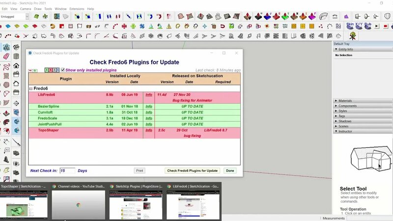 SketchUp: How To Update our Plugins & Extensions? (LibFredo) - Yandex ...