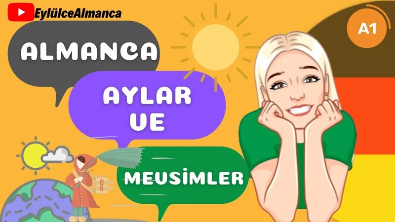 28. Ders Almanca Aylar VE Mevsimler | DİE Jahreszeiten UND DİE Monate