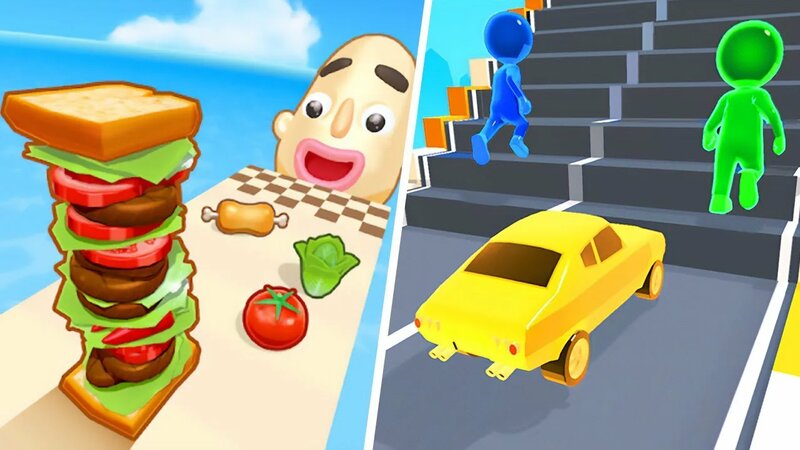 Shape Runner | Sandwich Runner - Mobile Games Gameplay Android, iOS ...