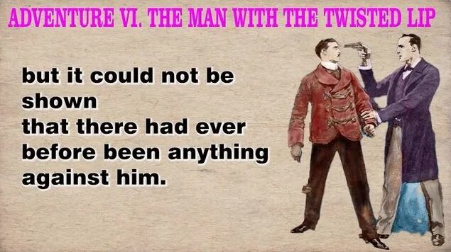 Learn English through Story - Level 4 | The Man With The Twisted Lip ...