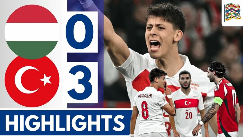 Hungary vs Turkey (0-3) - Extended Highlights/ÖZET || UEFA Nation ...
