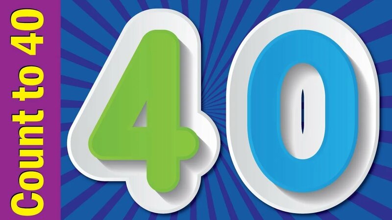 Count to 40 | Learn Numbers 1 to 40 | Learn Counting Numbers | ESL for ...