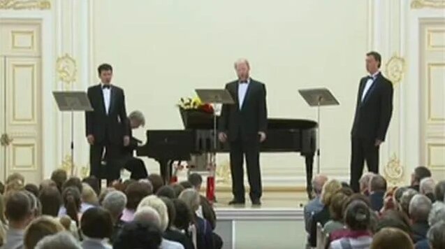 128. Evening bells. Vladimir Miller, basso profundo. Three Russian bass ...
