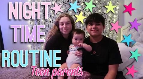 Teen parents night routine - Смотреть онлайн в поиске Яндекса по Видео