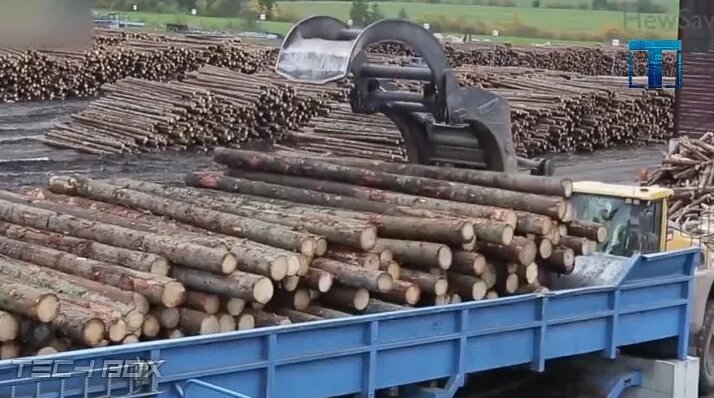 Видео Невероятные Станки для Обработки Древесины. Современные Лесопилки ...