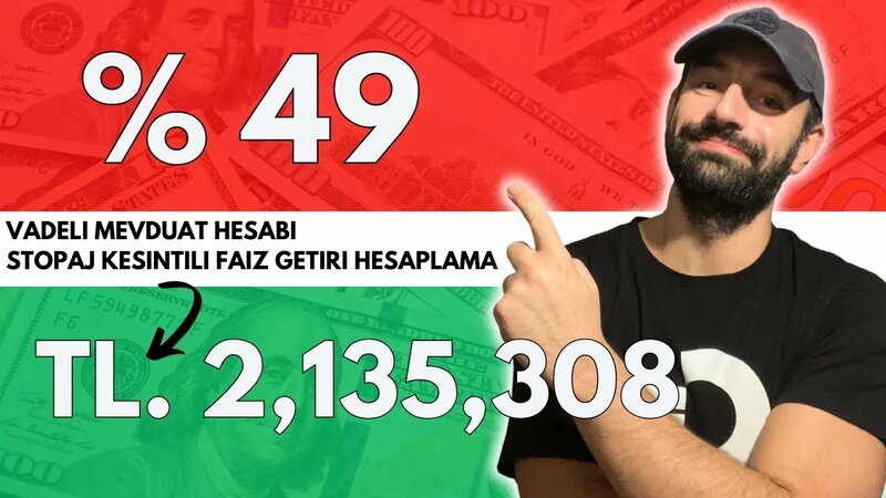 Vadeli mevduat hesap stopaj kesintili faiz getirisi nasıl hesaplanır ...
