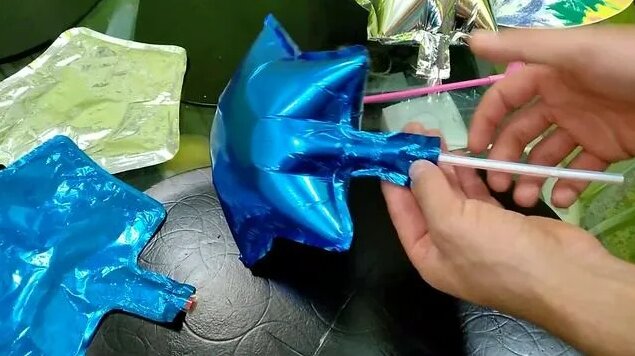 Как быстро сдуть и надуть фольгированный шарик/Секрет от оформителя ...