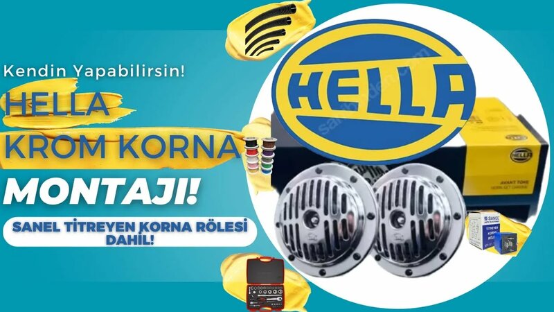 Hella Çift Krom Korna Montajı! Titreyen Korna Rölesi Nasıl Bağlanır ...
