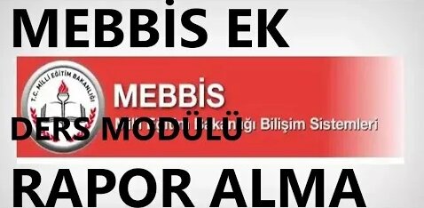 Mebbis Ek Ders Modülü; KBS için Rapor Alma - Yandex Video aramada ...