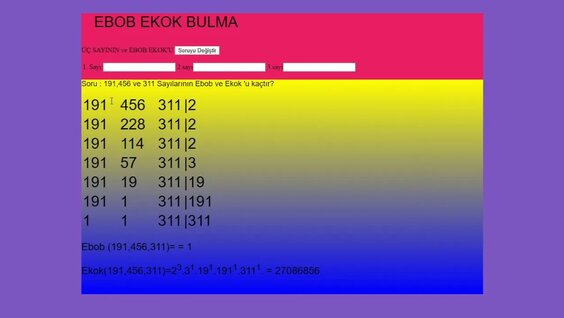ebob ekok bulma: 965 video Yandex'te bulundu