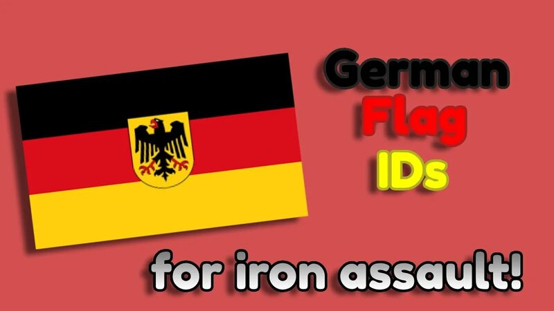 Outdated Some German Flag IDs For Iron Assault (Roblox) - Смотреть ...
