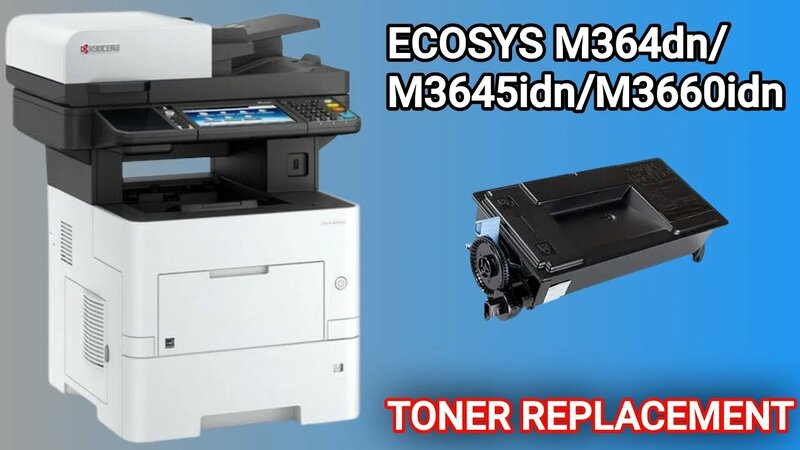 Kyocera Ecosys M3645dn/M3645idn/M3660idn Toner Replacement - Yandex ...