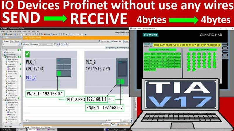 How to use Profinet IO Devices of PLC S7-1200 and S7-1500 full tutorial ...