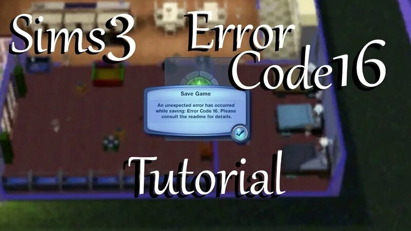 Sims 3: Error Code 16 Tutorial - Yandex Video aramada çevrimiçi izle
