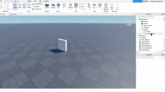 Как сделать вип дверь в роблокс студио (гайд) / How to make a VIP door ...
