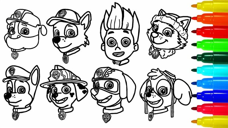 PAW Patrol Minions Coloring Pages | Colouring Pages for Kids with ...