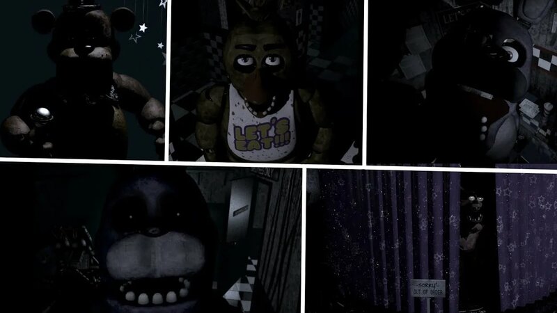 Five nights at Freddy's 1 | ALL Animatronics Positions & Locations ...