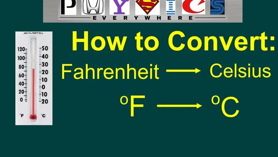 how to convert from celsius to fahrenheit: 799 video Yandex'te bulundu