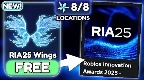 ALL 8 STAR Locations In Roblox Innovation Awards 2025 (FREE Wings ...