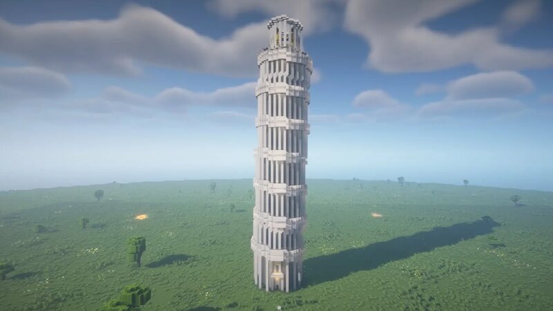 How to build the Leaning Tower of Pisa in Minecraft - Yandex Video ...