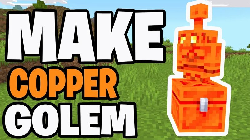 How To Make Copper Golem In Minecraft! - Java & Bedrock - Yandex Video ...